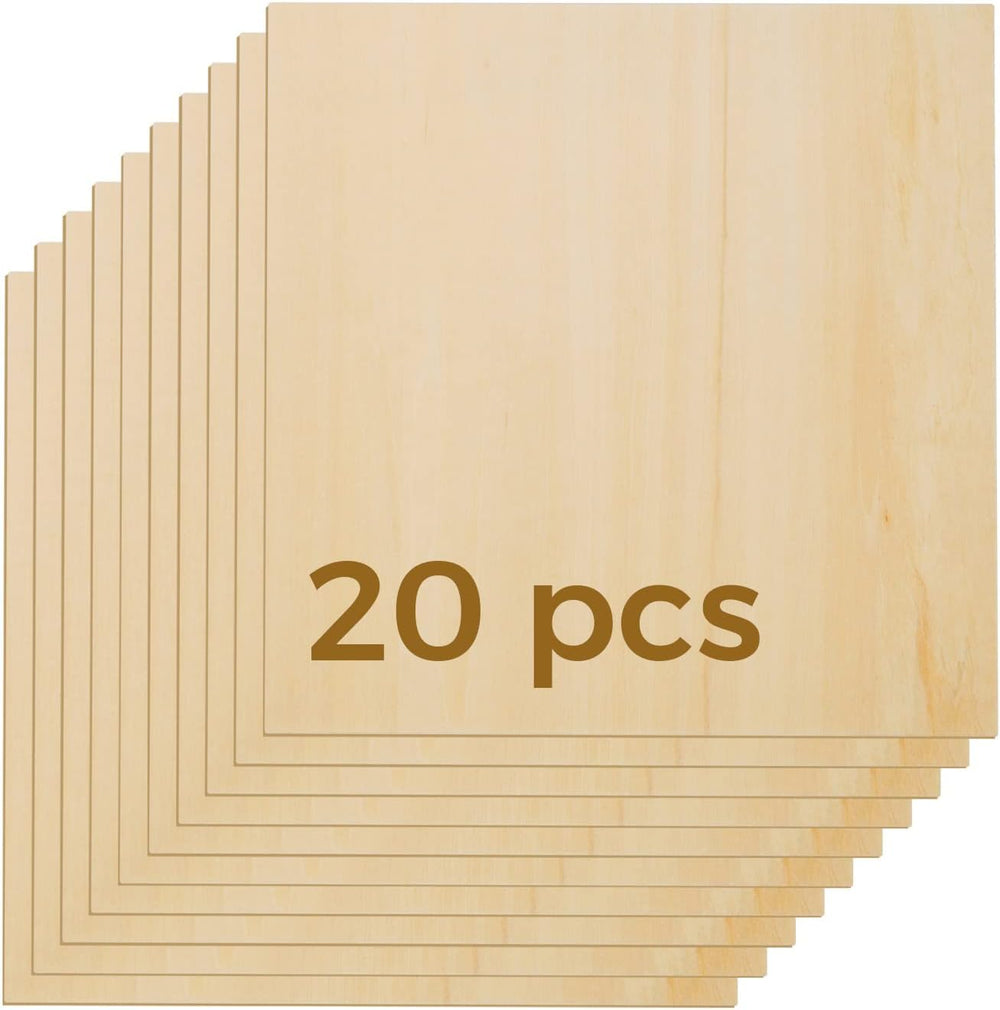 20 feuilles de contreplaqué de tilleul de 3 mm