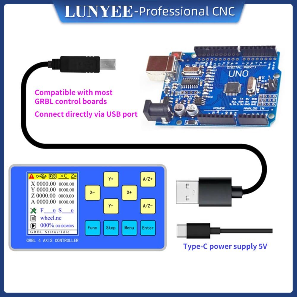 Grbl Offline Control Support 3 Axis Or 4 Axis Motherboard For Cnc Engr