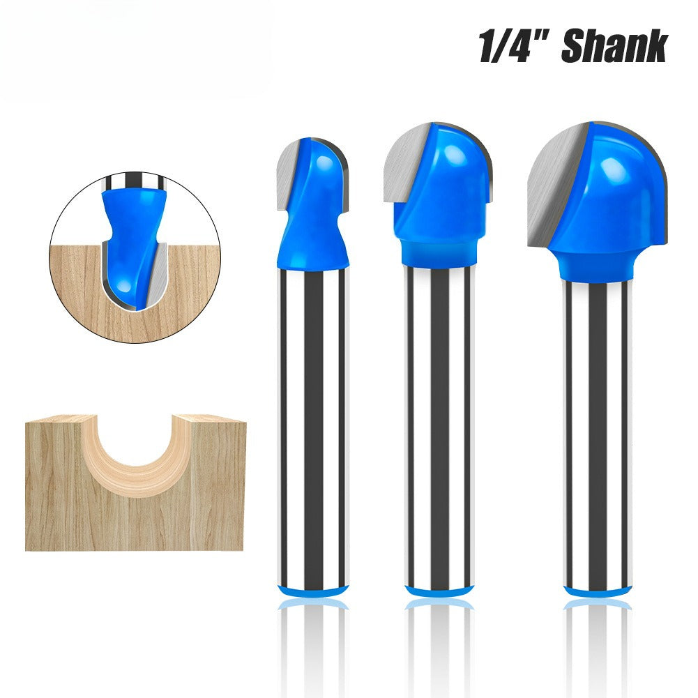 LUNYEE 8PCS 1/4" Shank Router Bits Set