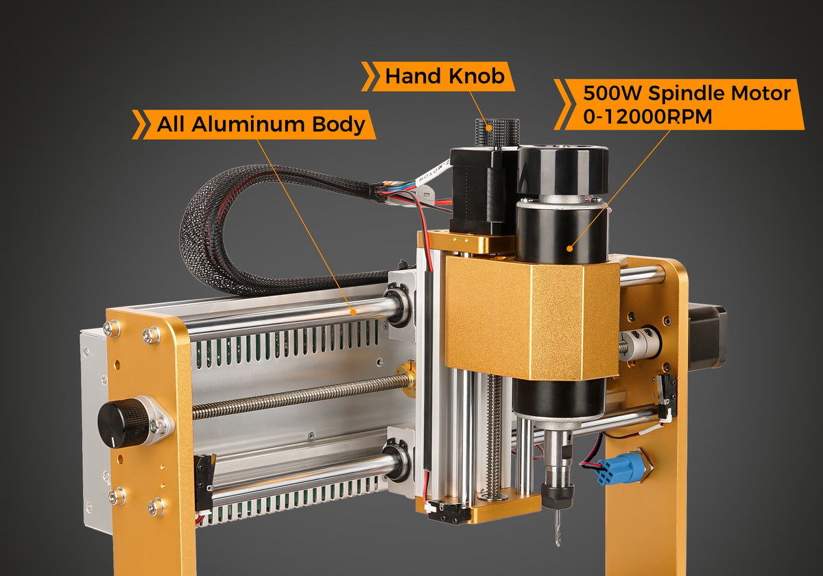 LUNYEE 3018 Pro MAX CNC Router Machine 500W All-Metal