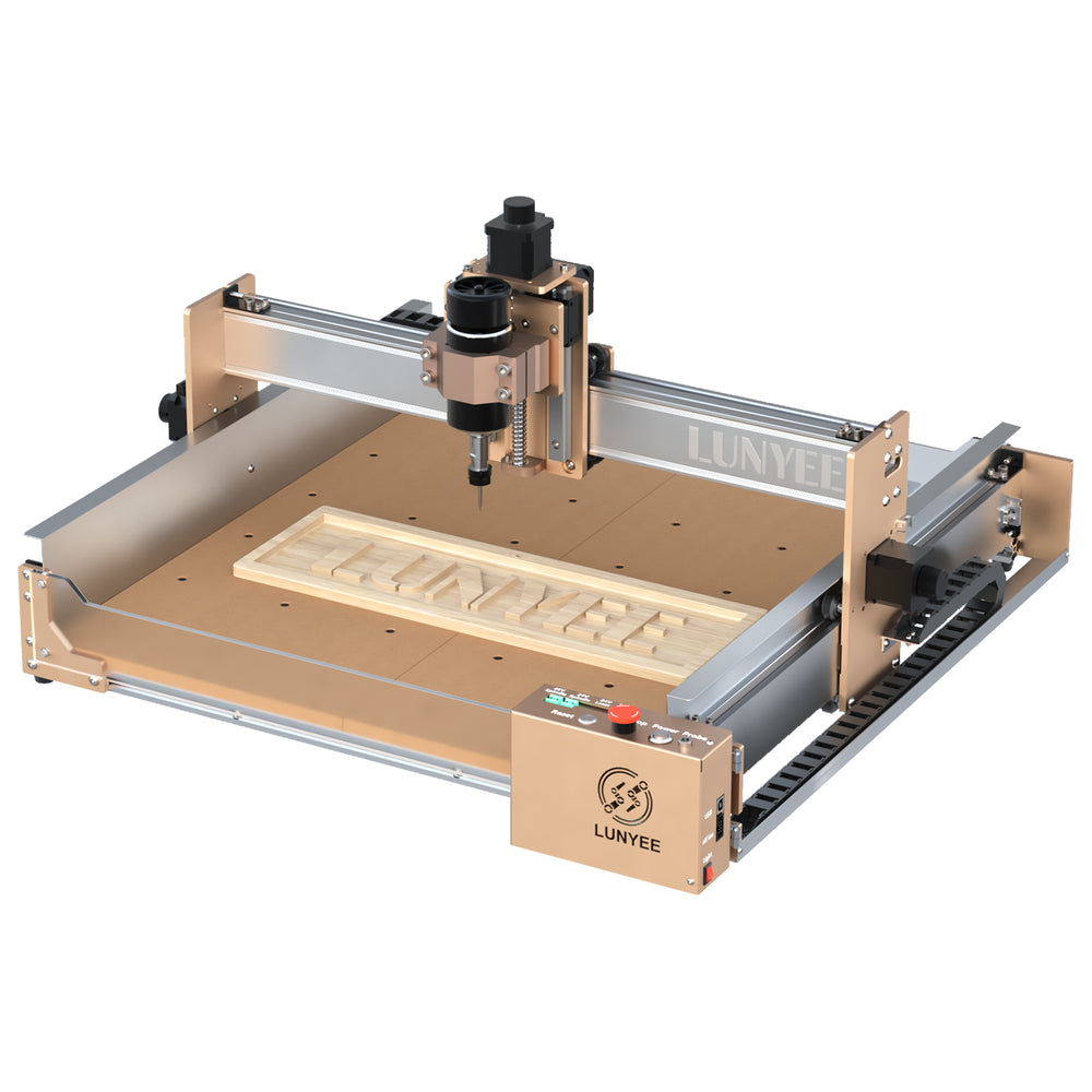LUNYEE 4040 Pro CNC Router Machine,Upgraded 3-Axis Engraving All-Metal