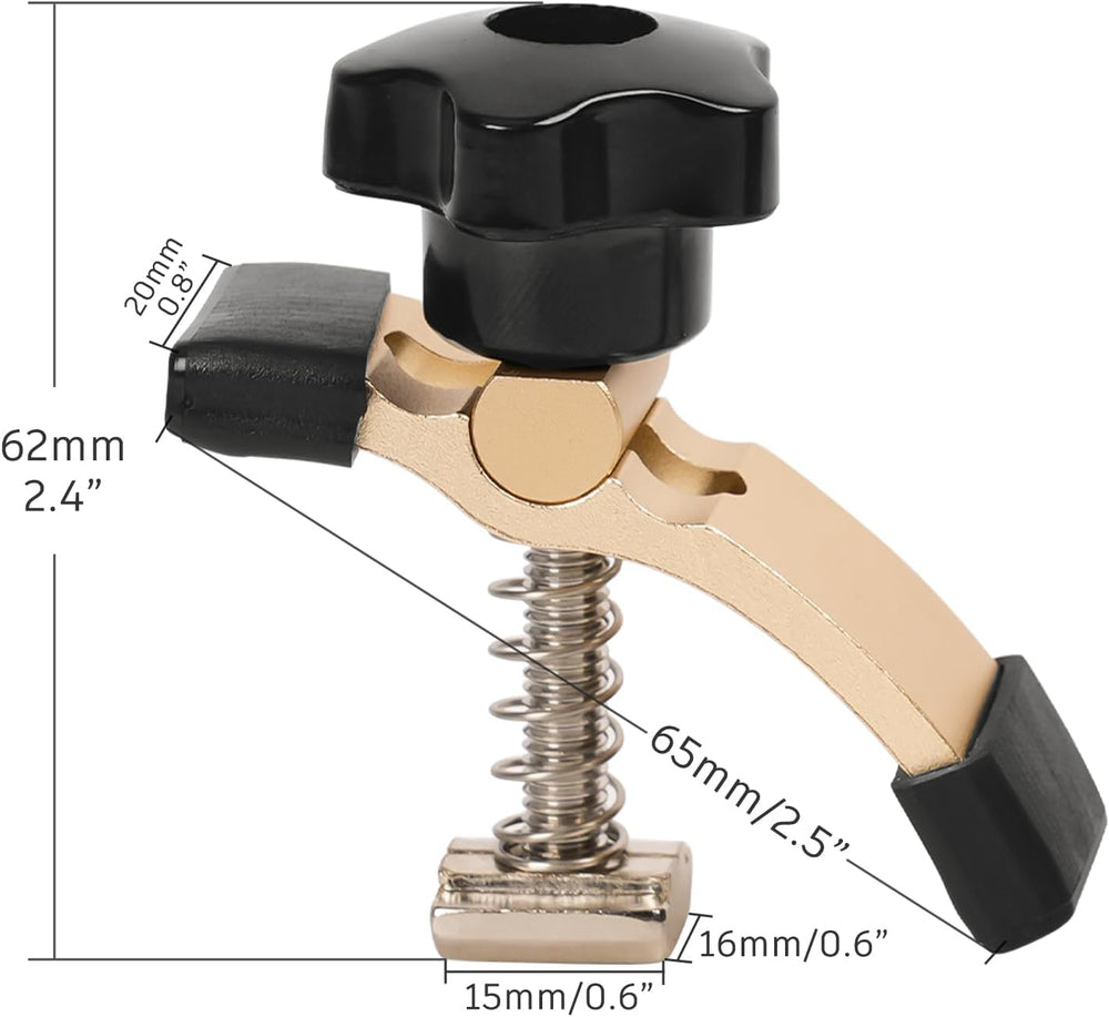 Mini Hold Down Clamp Kit, CNC Router Clamp for Woodworking and Metalwo