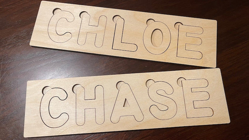 Name Puzzle SVG File- Perfect for Glowforge - SVG Digital Download ...